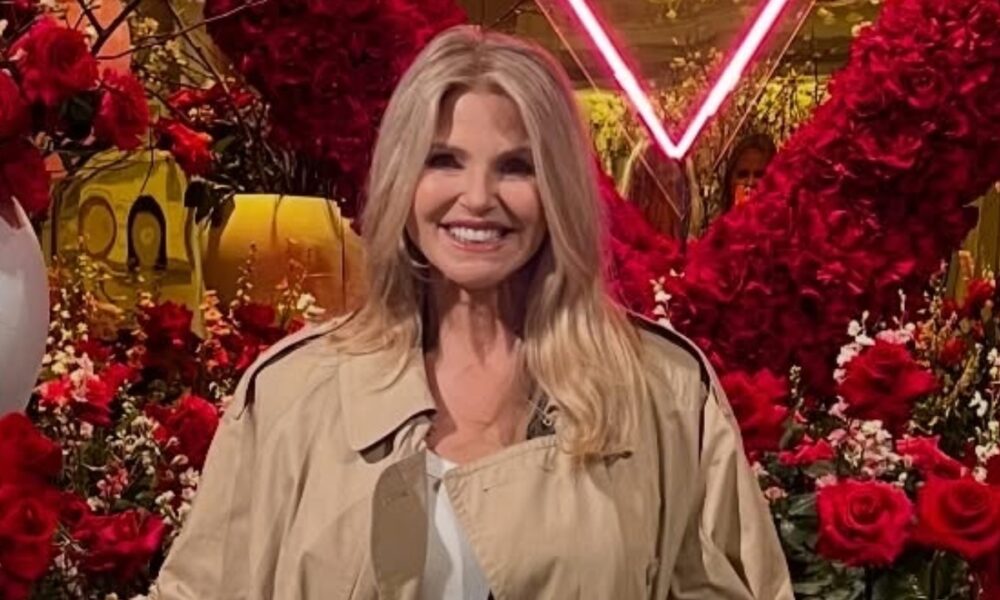 Christie Brinkley Models Chic Neutrals While Teasing Upcoming Project ...